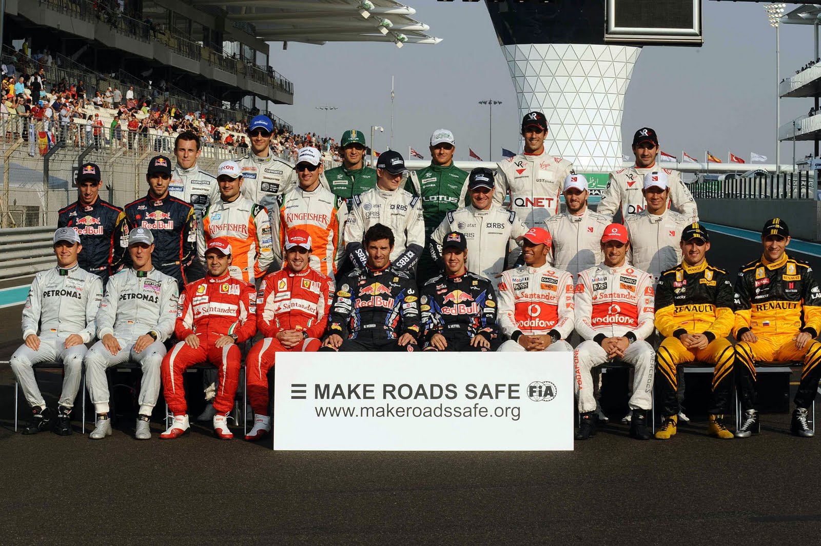 FutebolFFV: Foto Oficial de todos os pilotos da F1 2010