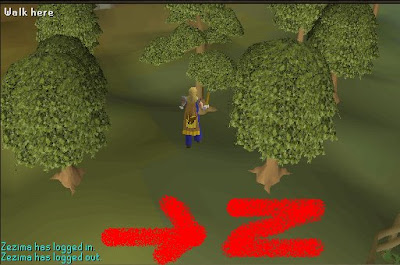 Runescape: zezima log in and log out