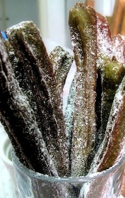 Foodiva's Kitchen: Green Tea and Adzuki Bean Churros