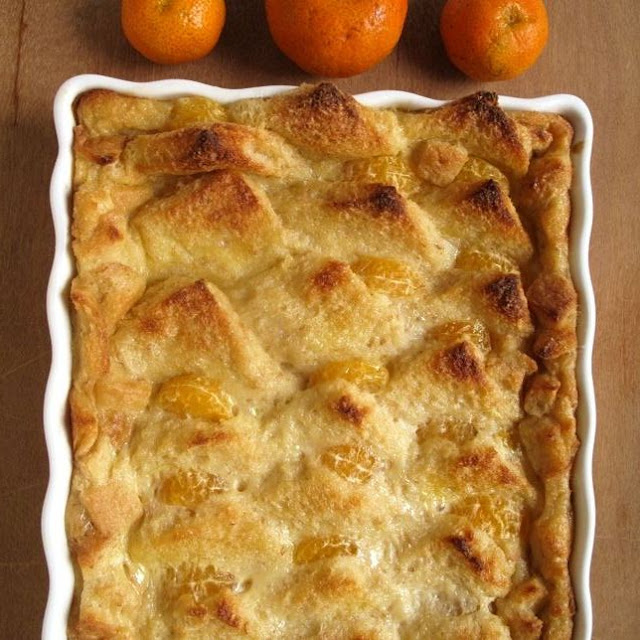 Foodiva's Kitchen: Bread Pudding Club: Cinnamon-Tangerine Bread Pudding