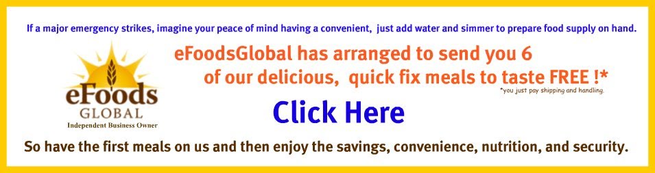Food Storage Goes MLM, eFoods Global Network Marketing: eFoods Global ...