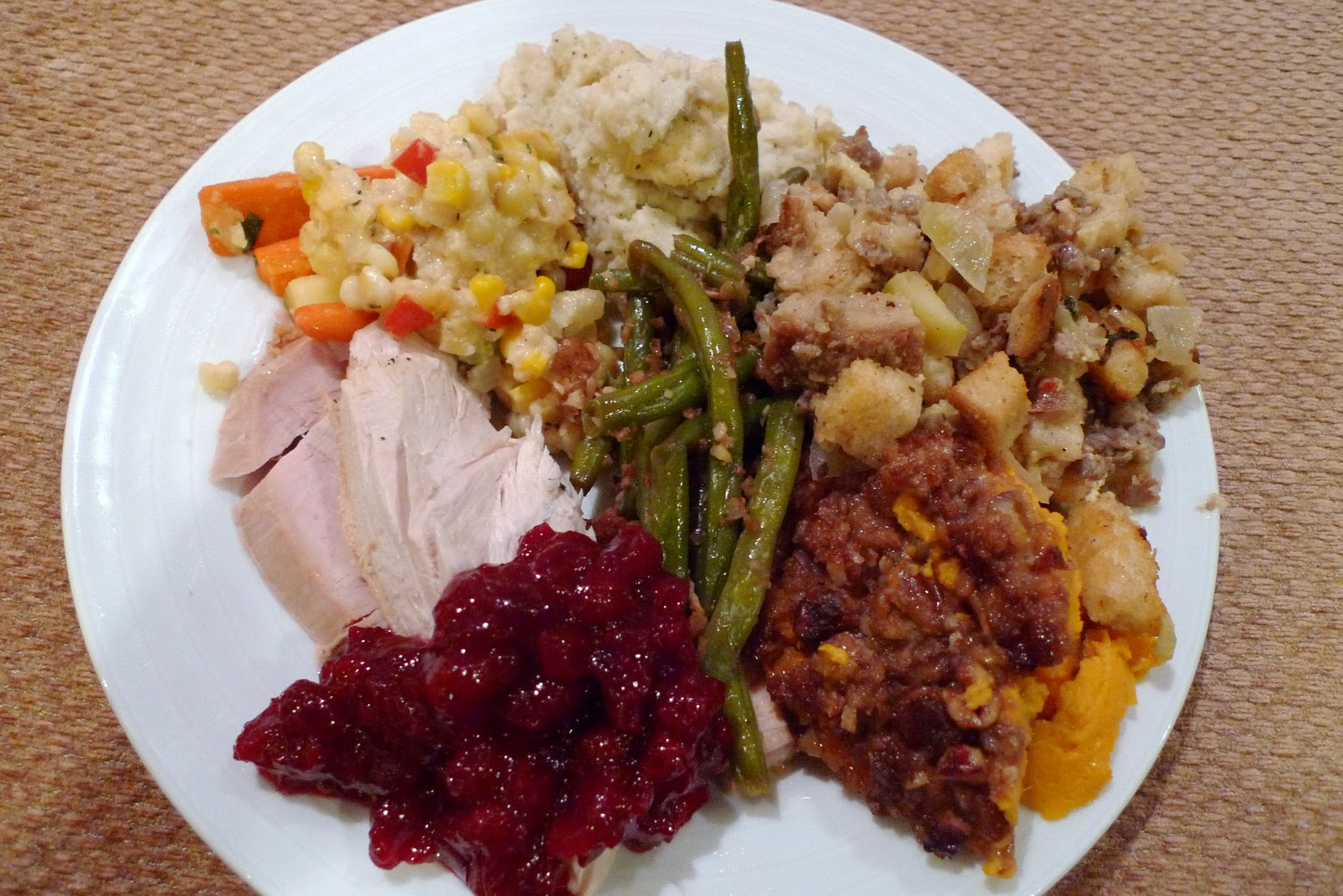 All That Glitters...: Thanksgiving Plate