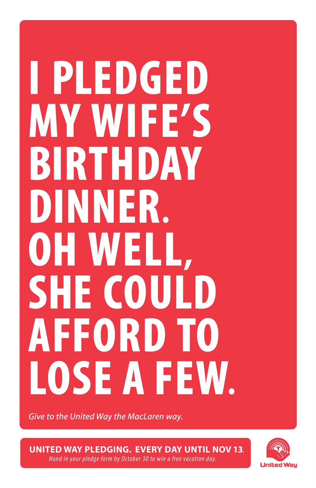 Nat & Arrons Show and Tell: United Way Pledge Drive