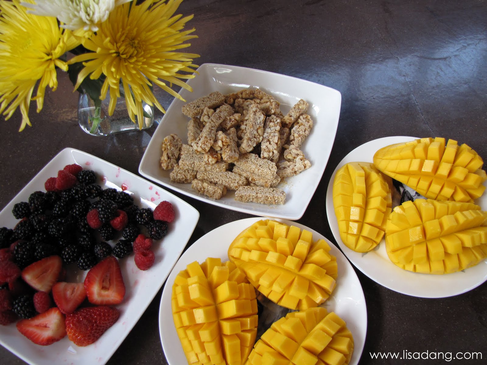 Dang It Delicious: Mango, "MOMMY! Please, can I have some funny mango?!"