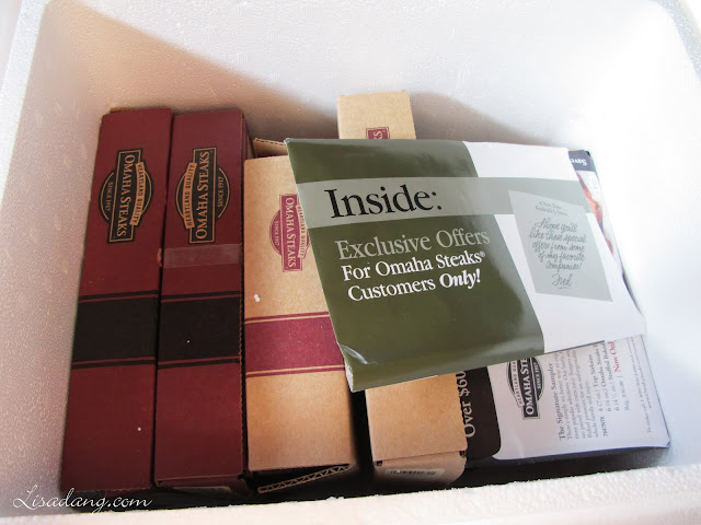 Dang It Delicious: Omaha Steaks shipping cooler arrives!