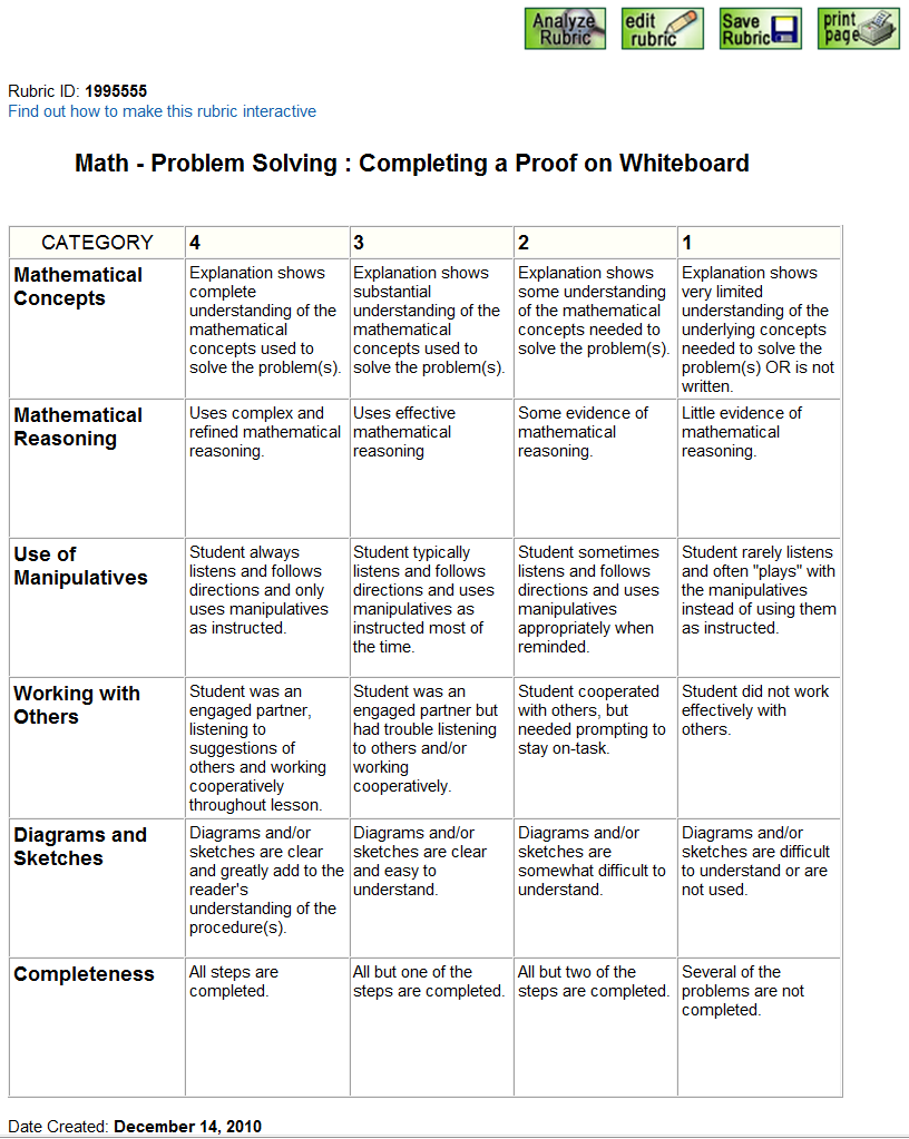 CC Cougar Math: December 2010