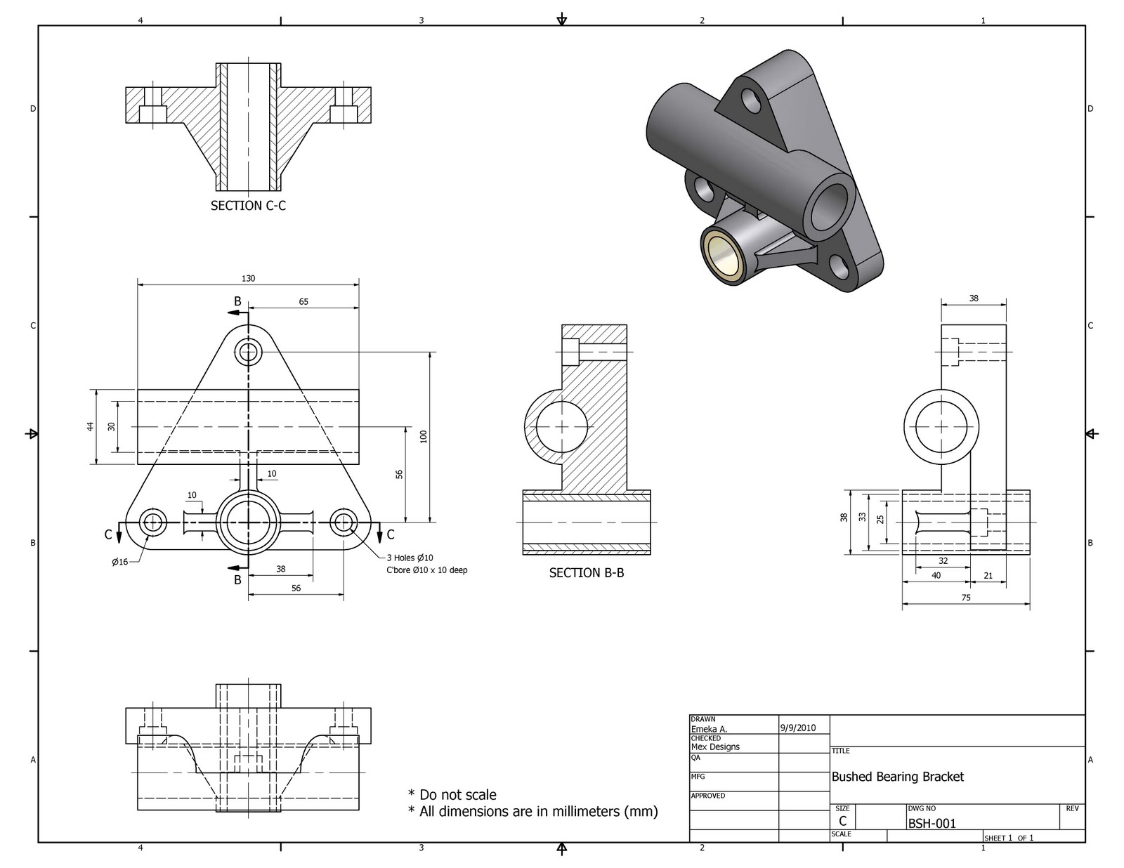 Emeka3d: Engineering Design (Machine Part)