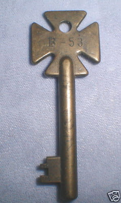 RestraintsBlog: OLD FDNY Alarm FIRE BOX KEY Gamewell BRASS Firefighter
