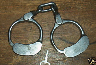 RestraintsBlog: Lovell Arms Mfg. Bean Style Handcuffs 1880's