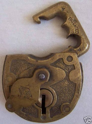 RestraintsBlog: ANTIQUE Fraim Slaymaker F-S HDW Co brass lock