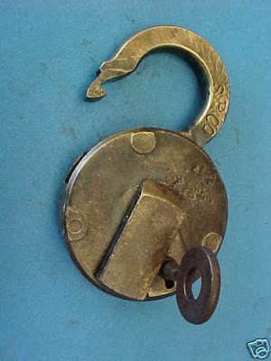 RestraintsBlog: 1882 "AMES SWORD" PADLOCK