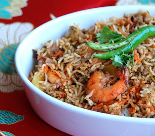 ~~Singh's Kitchen~~: Jhinga Biryani