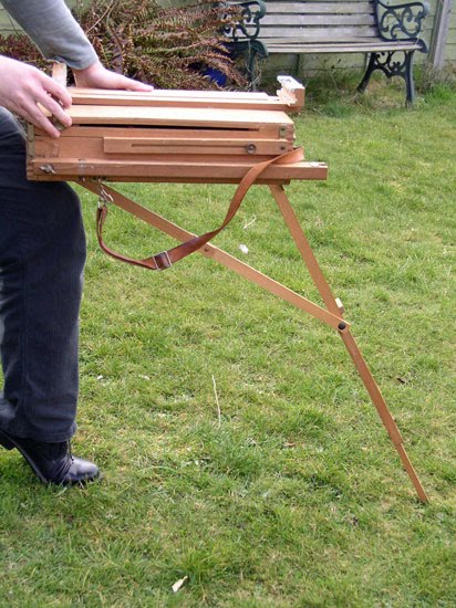 My French Easel: How to set-up your French easel (on your own)