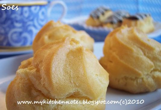 my kitchen notes: Soes & Eclair