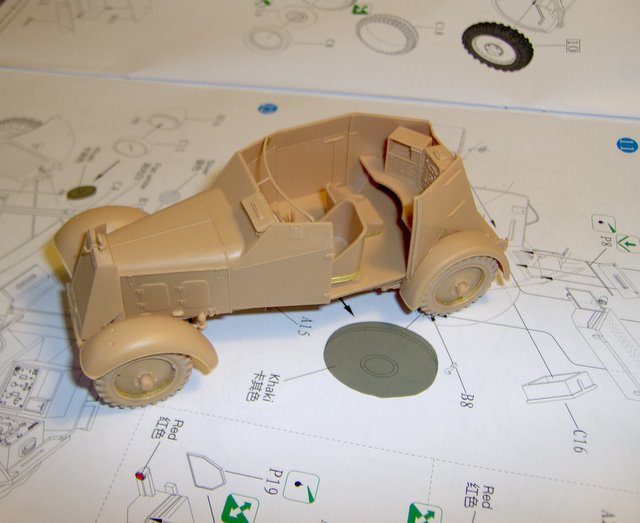 Gulumik Military Models: Kfz 14 Adler Radio Car 1/35 Bronco