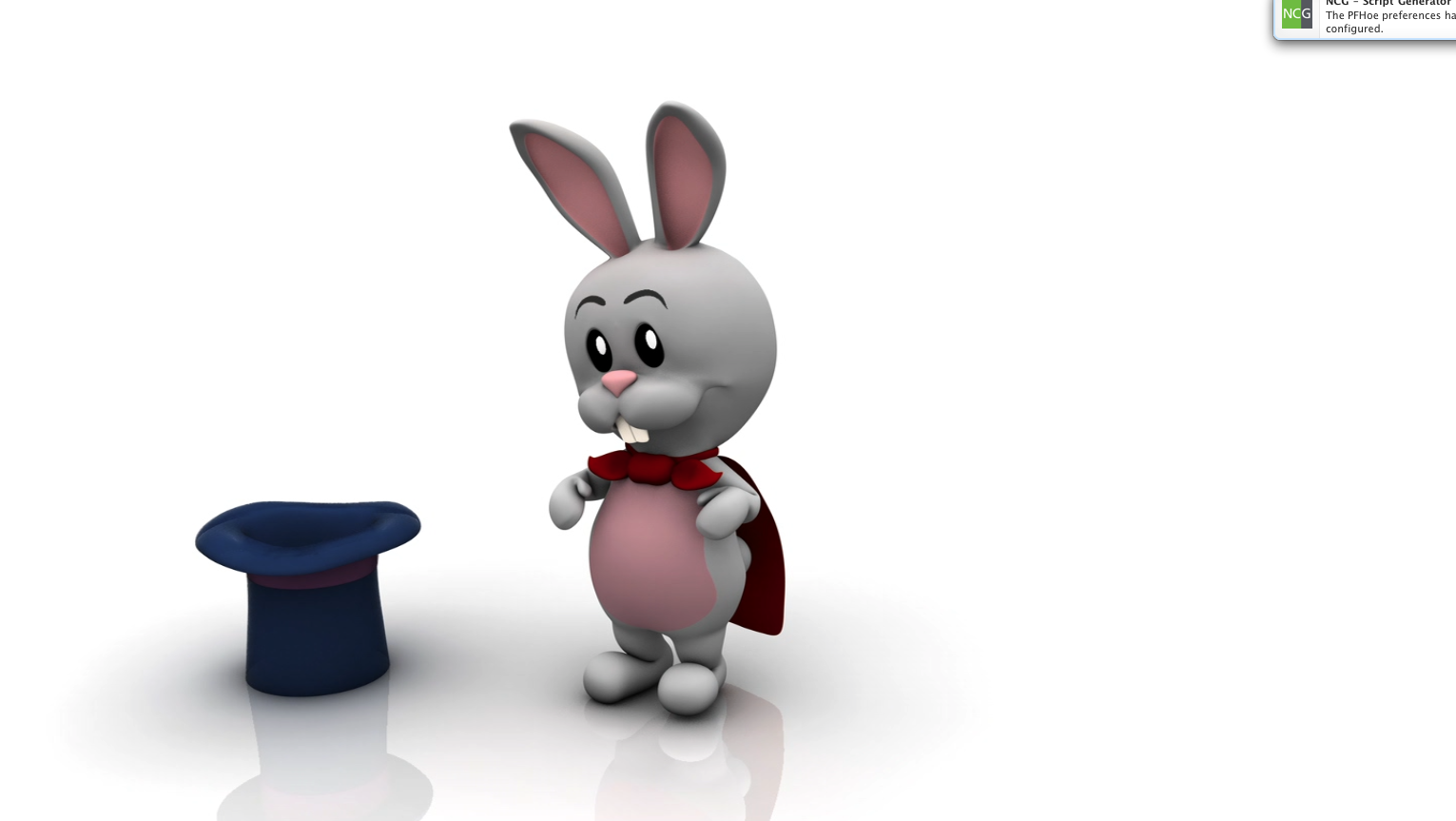 James Scott: rabbit animation still