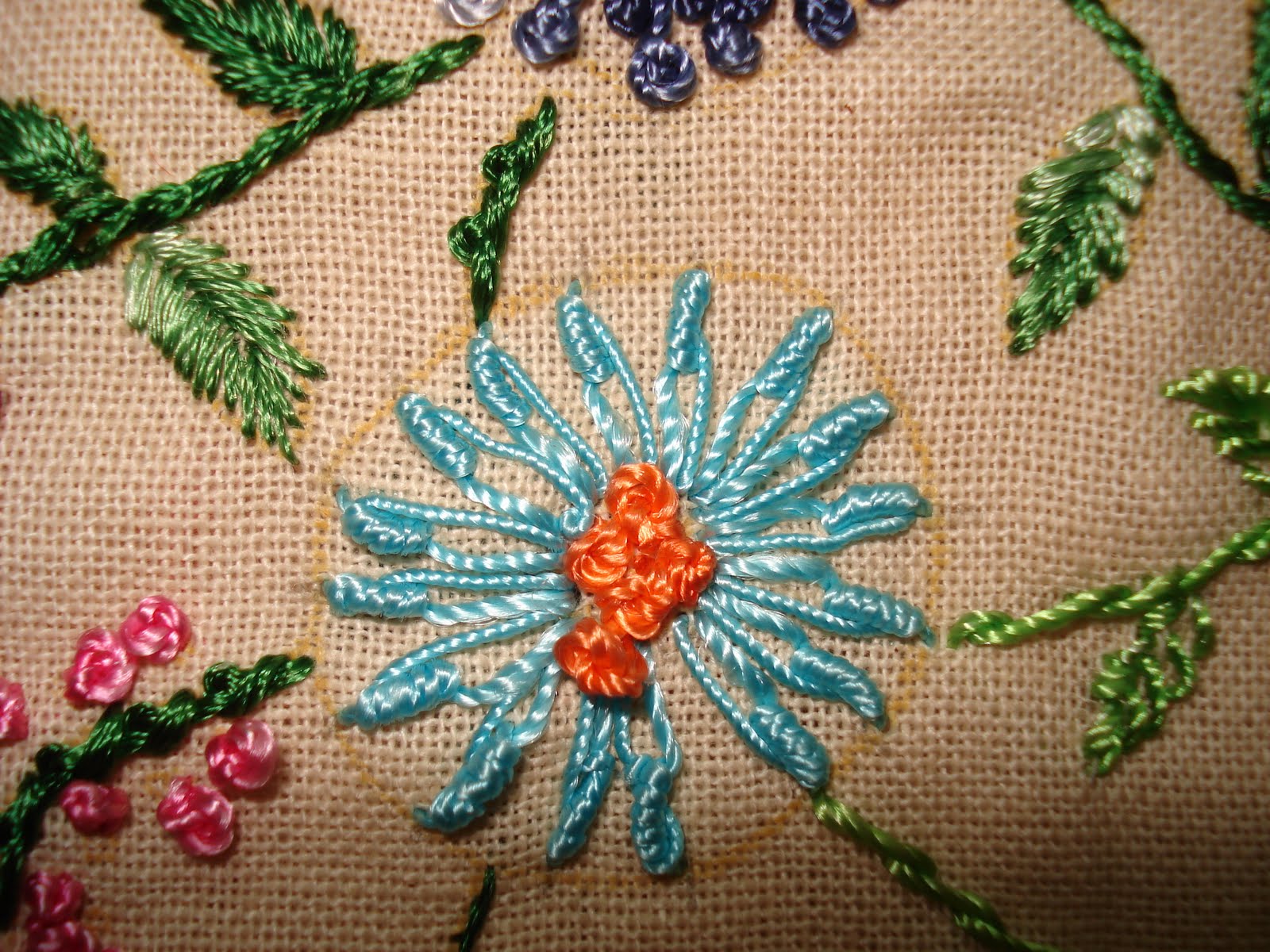 umacheenu: Bouquet of Flowers with Brazilian Embroidery