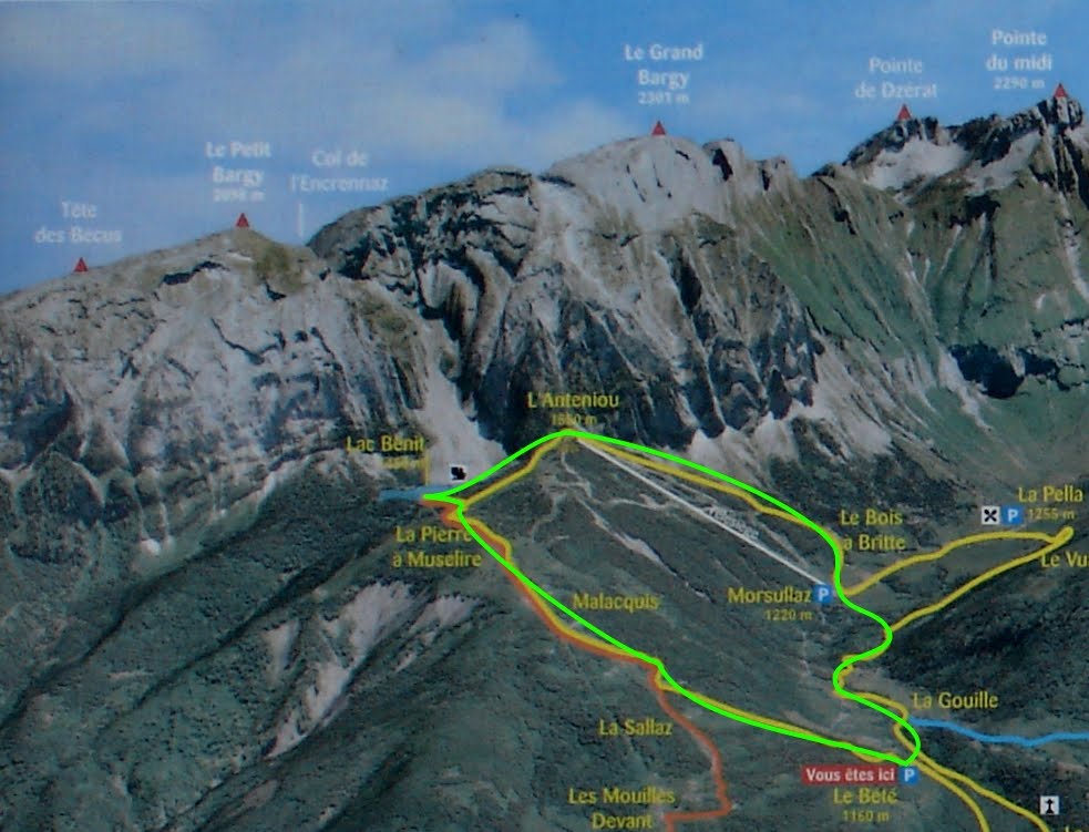 Les HinschBurdin: Marche au lac BENIT