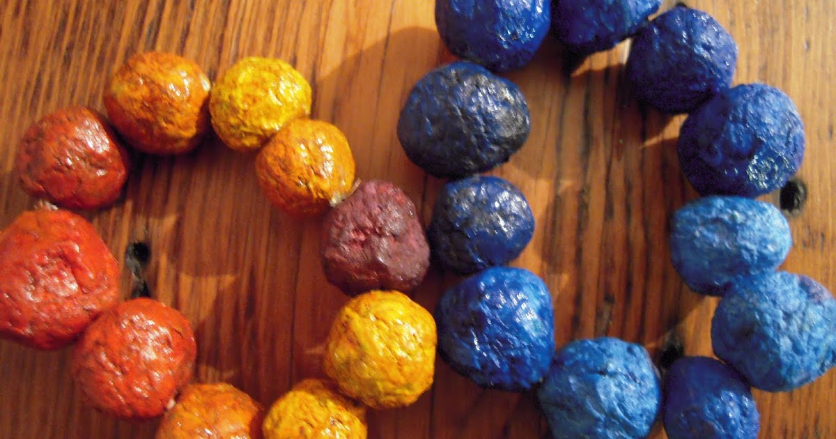 Marvelously Messy : Papier-Mache Bead Bling
