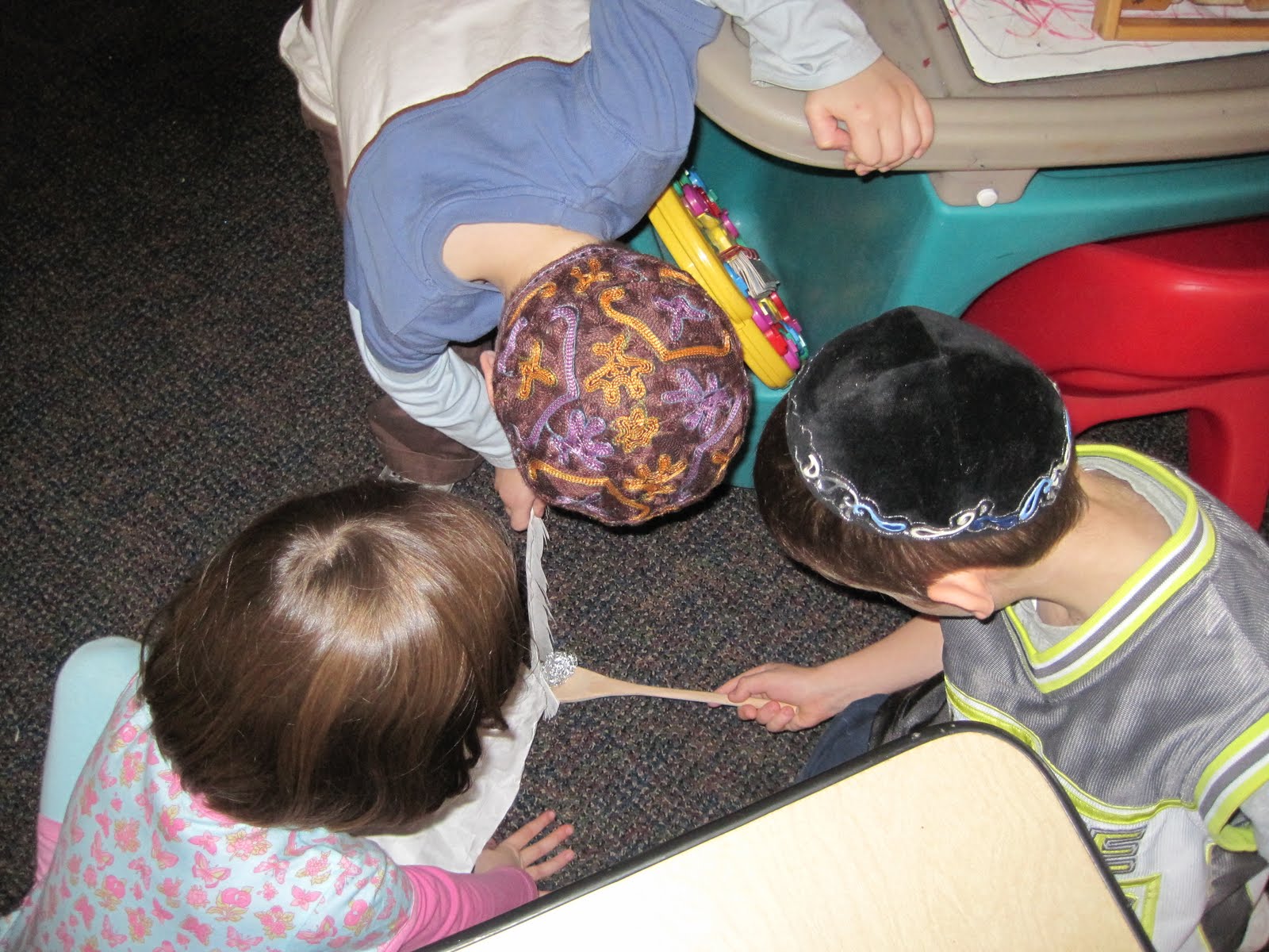 Pericha: Bedikat Chametz- Searching for the Chametz in our classroom!