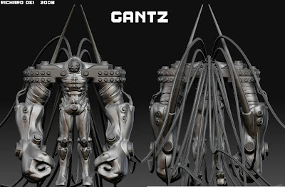 Richard Oei 3D modeling portfolio: Gantz