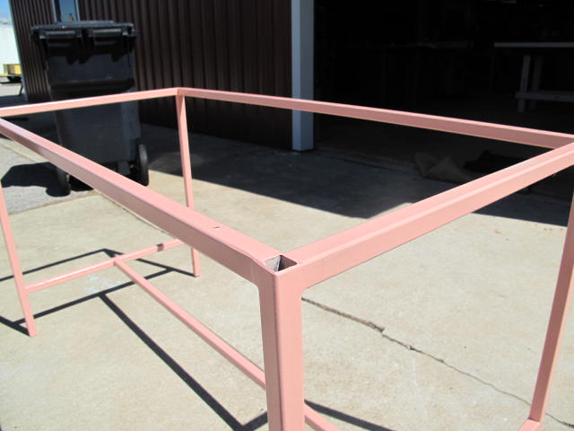 Quilting Along the Ley Lines: Pink Workbench