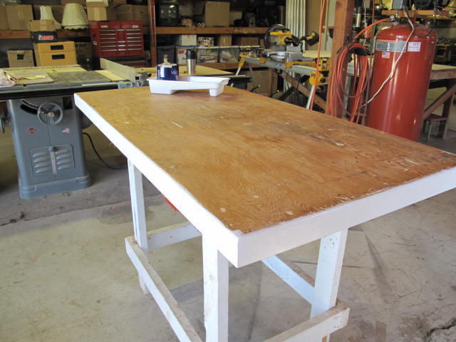 Quilting Along the Ley Lines: Pink Workbench