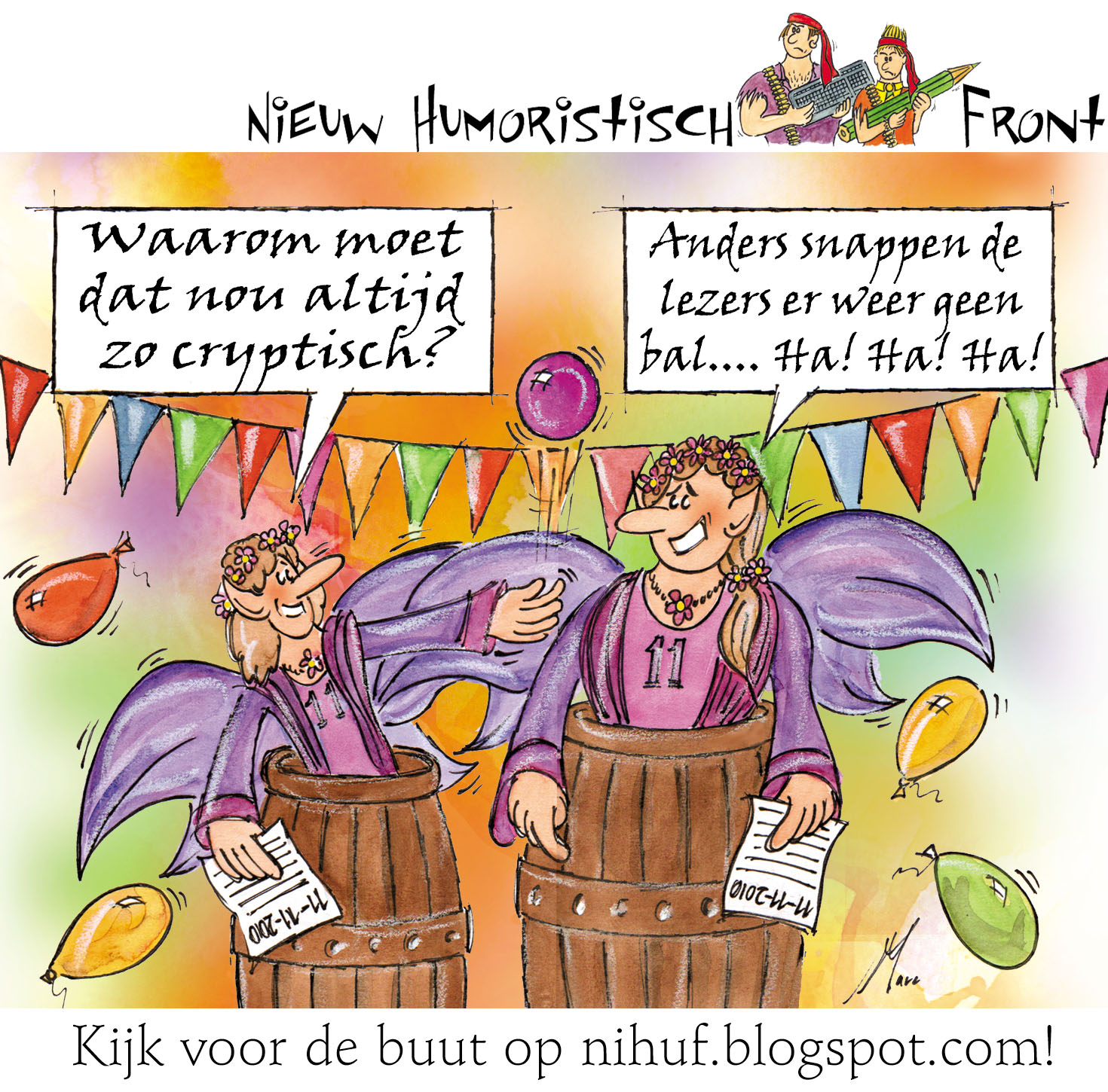 Het Nieuw Humoristisch Front: november 2010