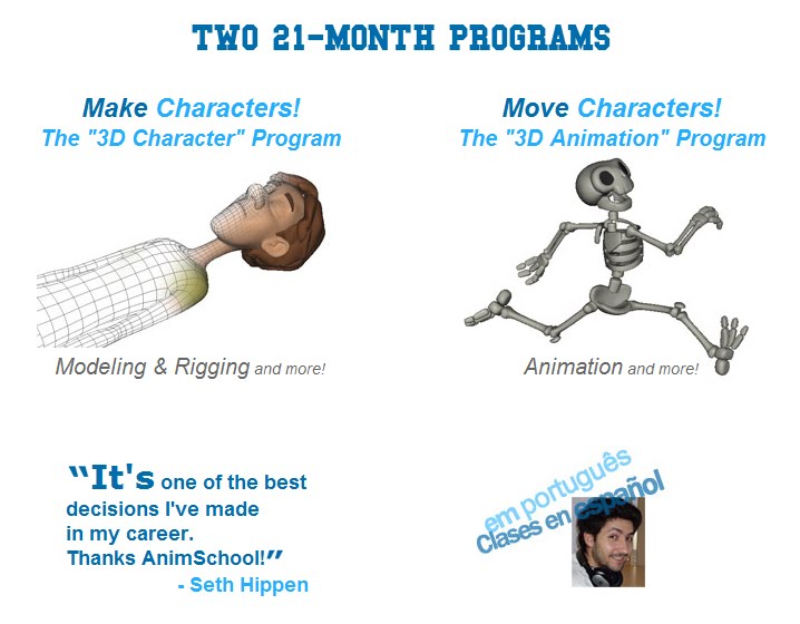 MIRAVIRTUAL 3D: Animschool