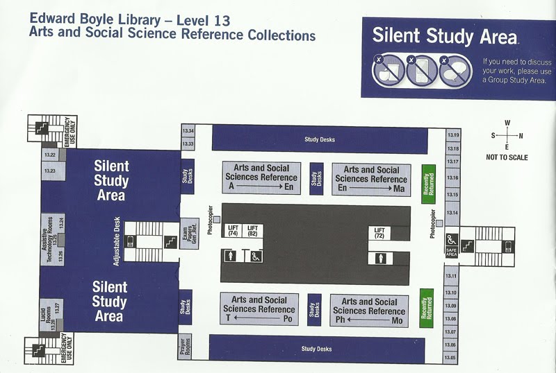 Design Times: University Library: Edward Boyle - Floor plans