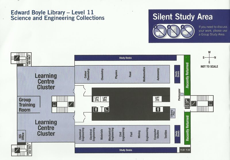 Design Times: University Library: Edward Boyle - Floor plans