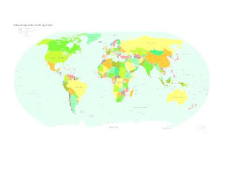 NADINE : Mapa del món Polític