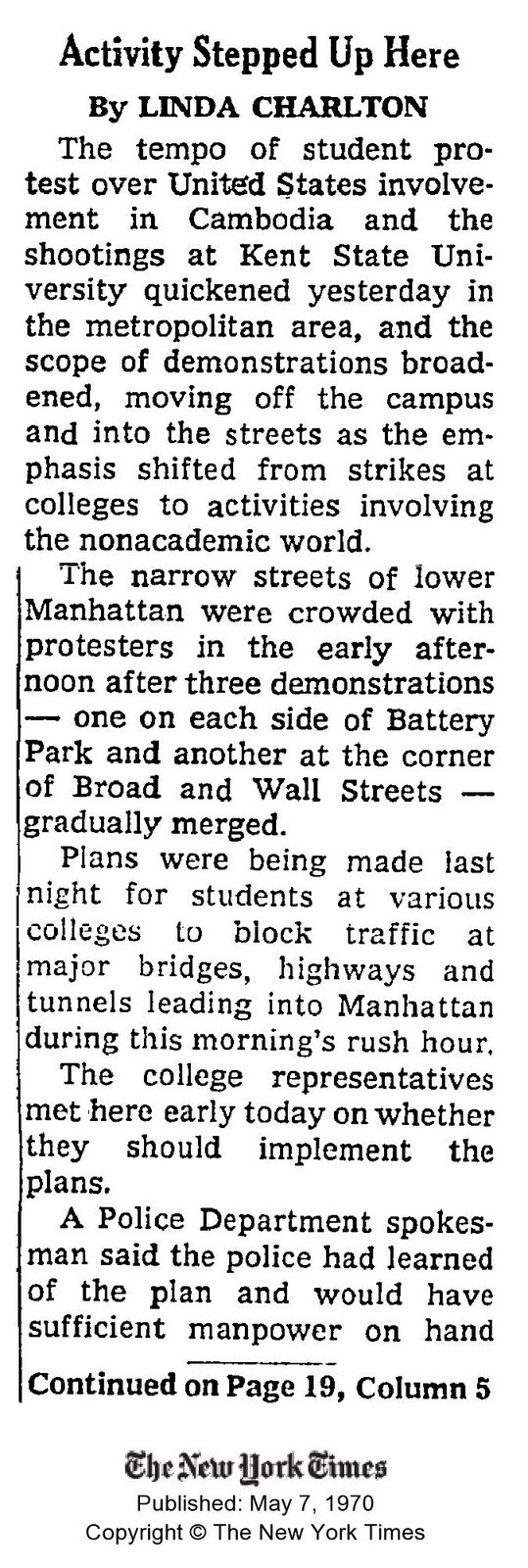 Richard Grayson Has Left the Country: Forty Years Ago Today in Brooklyn ...