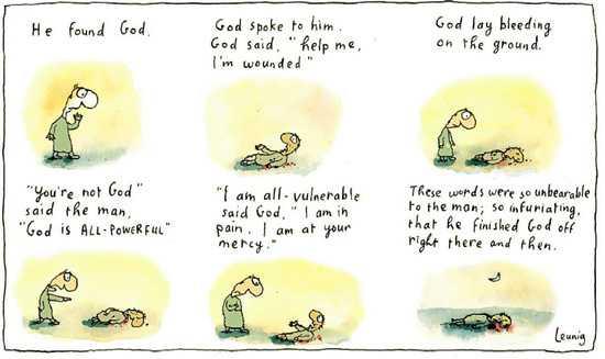 Jesus Takes the Cake: According to Leunig