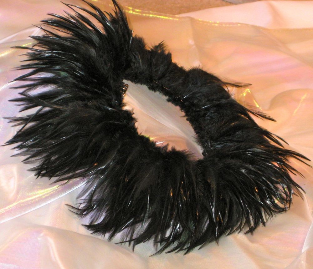 Shiny Shimmy: Crow Moon Feather Neck Ruff