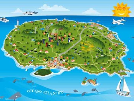 NA TERCEIRA Mapa do Toiro com roteiro próprio ~ Rabo Torto - Blogue ...