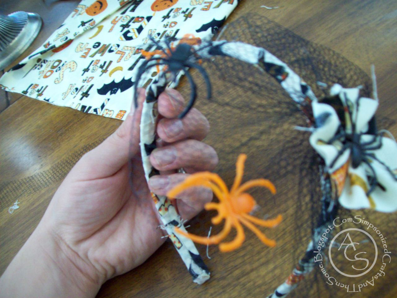 SIMPSONIZED CRAFTS: Halloween Spider Headband