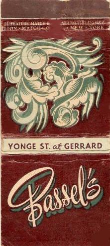 lost toronto: Bassel's Restaurant/Yonge and Gerrard