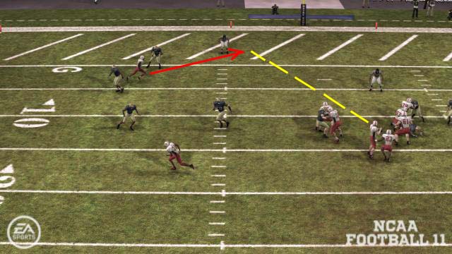 NCAA Rushing for Beginners: The Plays: Quick Slants