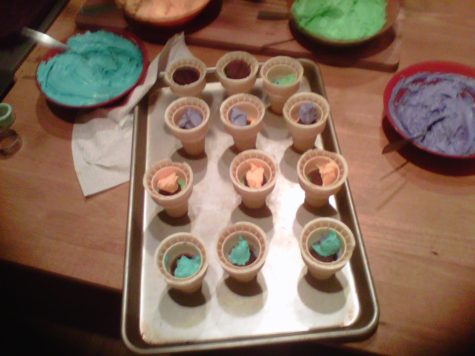 Cake Hobby: Ice Cream Cone Cakes