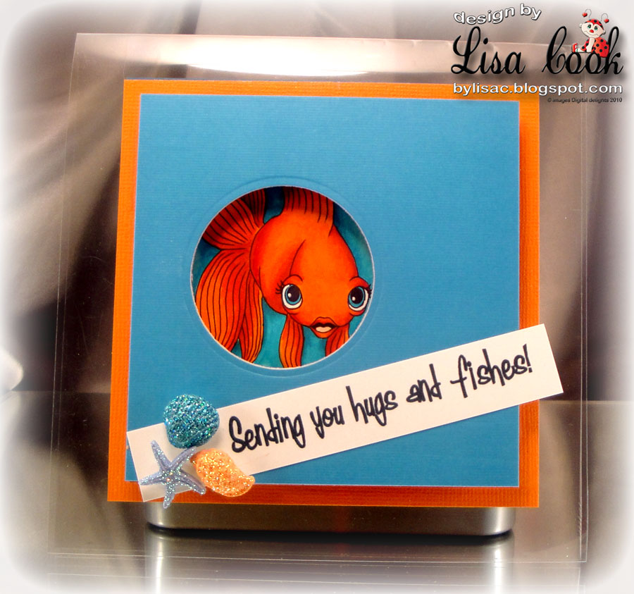 from crayons to Copics: card making ideas, free designs: Hugs and Fishes
