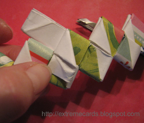 Recycled Mail "Gum Wrapper Chain" Woven Bracelet