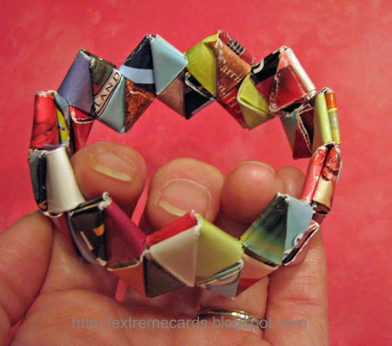 Extreme Cards and Papercrafting: Recycled Mail "Gum Wrapper Chain ...