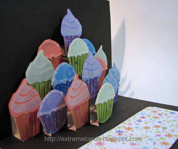 Cupcake Cake Pop Up Card