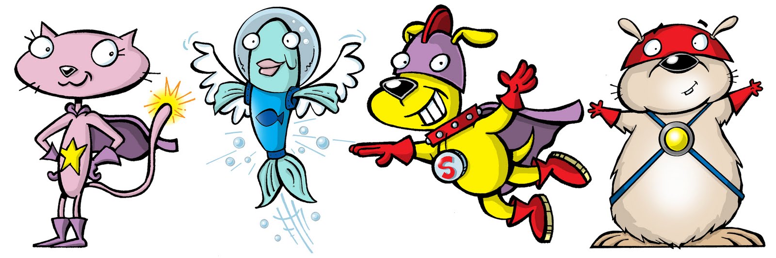 Chris Sabatino Art: Super Hero House Pets (Part 2): THE COVER!