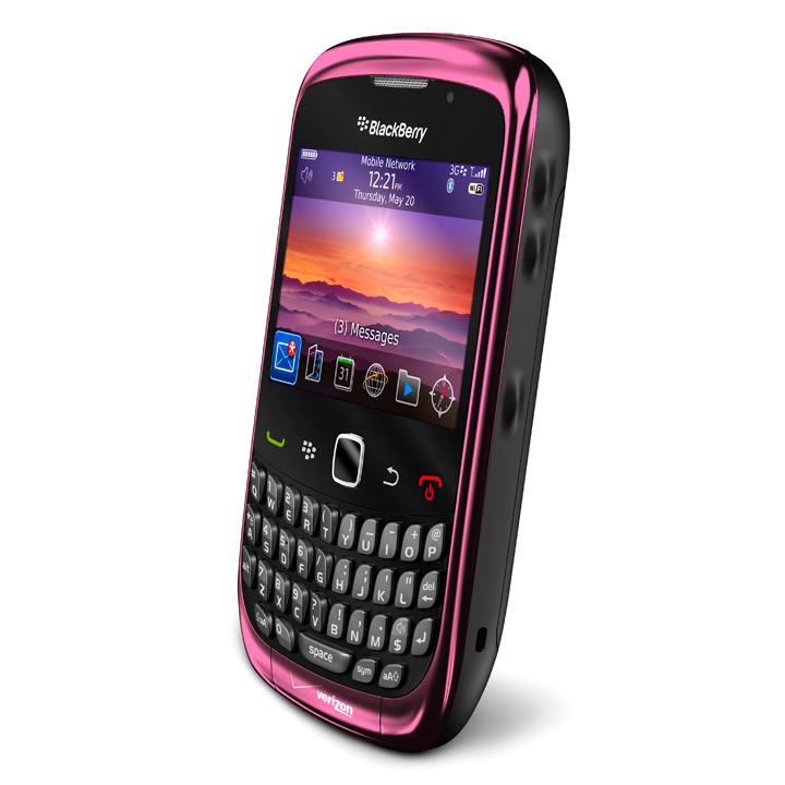 Blackberry Pearl: Red BlackBerry Curve 3G
