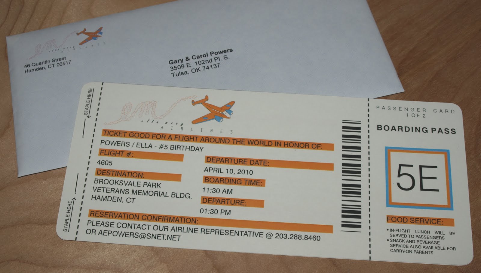 a. party style: around the world party invitiations