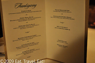 Pelican Grill- Newport Coast (Thanksgiving Prix-Fixe Dinner)