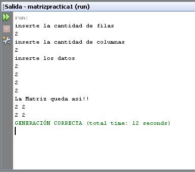 programacion: UNA MATRIZ EN JAVA CON SCANNER