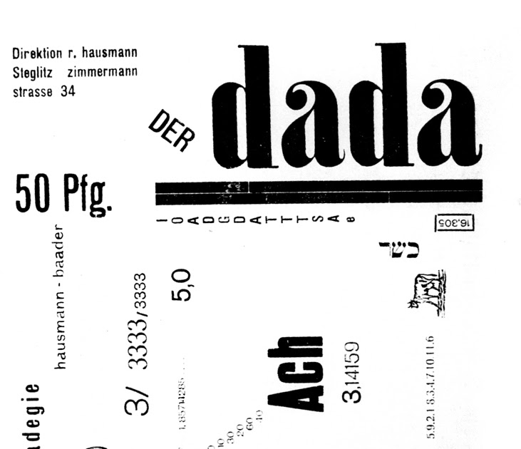 Dada: Typography
